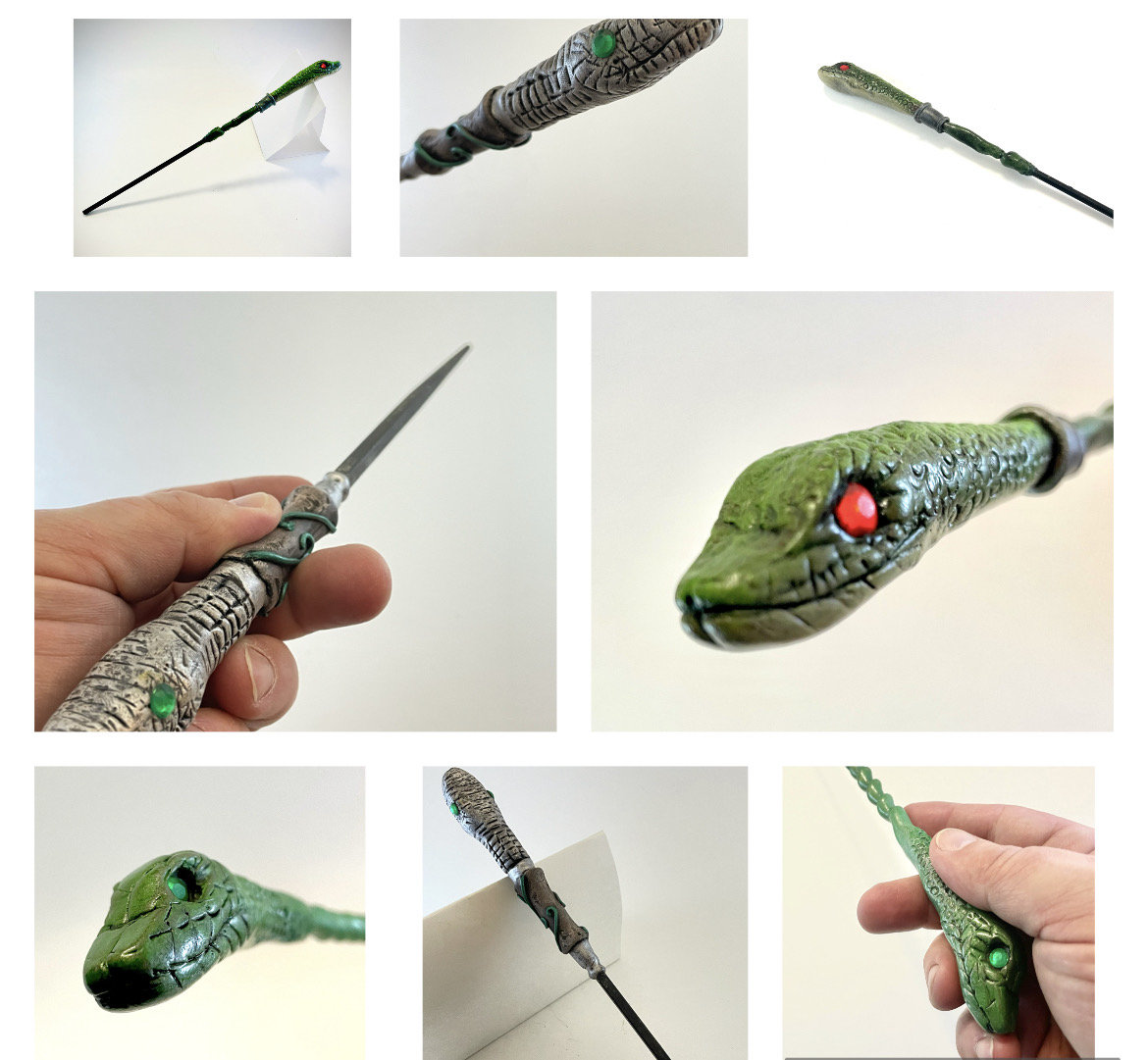 Snake Wand Handmade Wizard Wand - Etsy