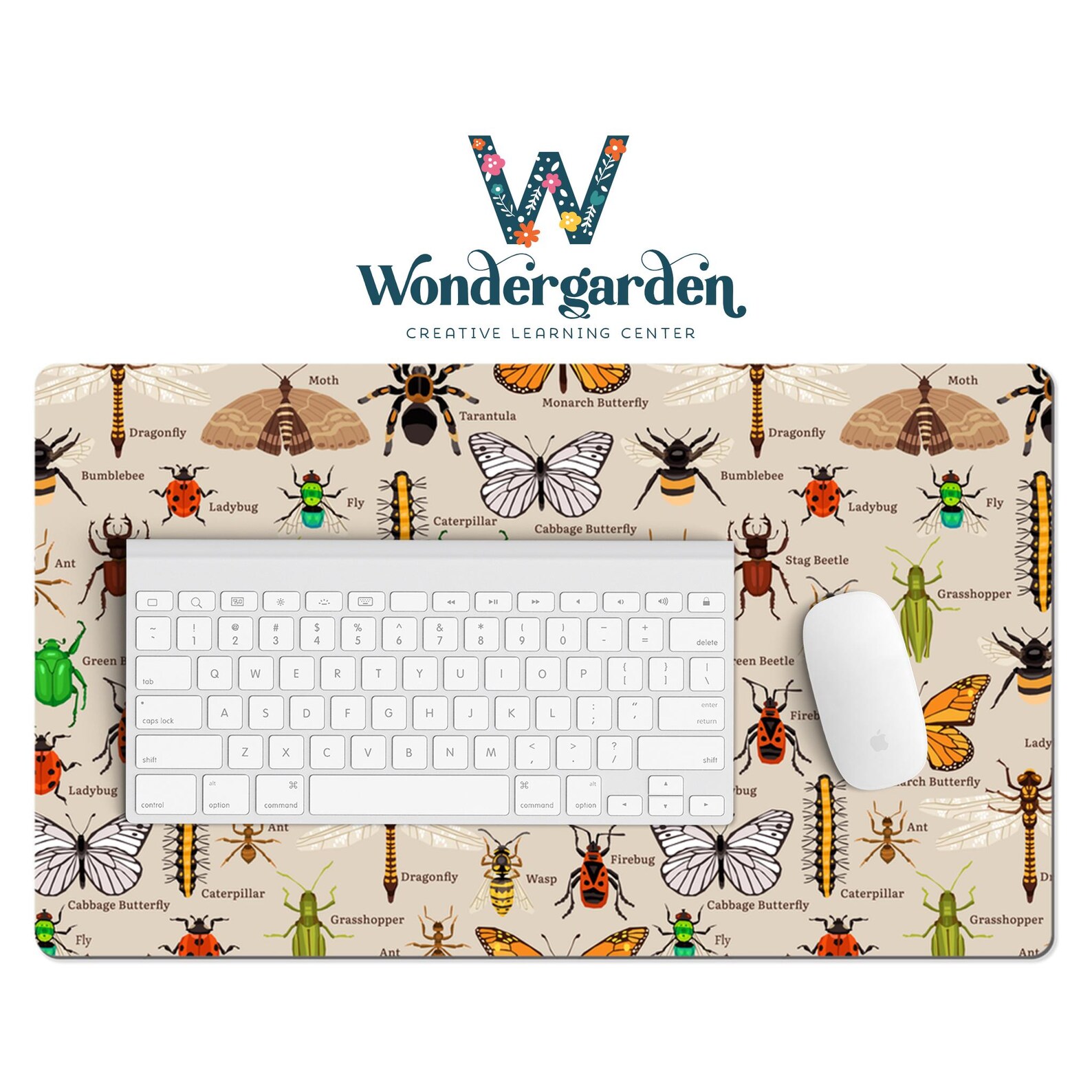 Insects Desk Mat for Kids – Educational & Fun Entomology-themed Design ...