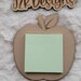 Apple Sticky Note Holder, Sticky Note Holder, Teacher Appreciation, DIY ...