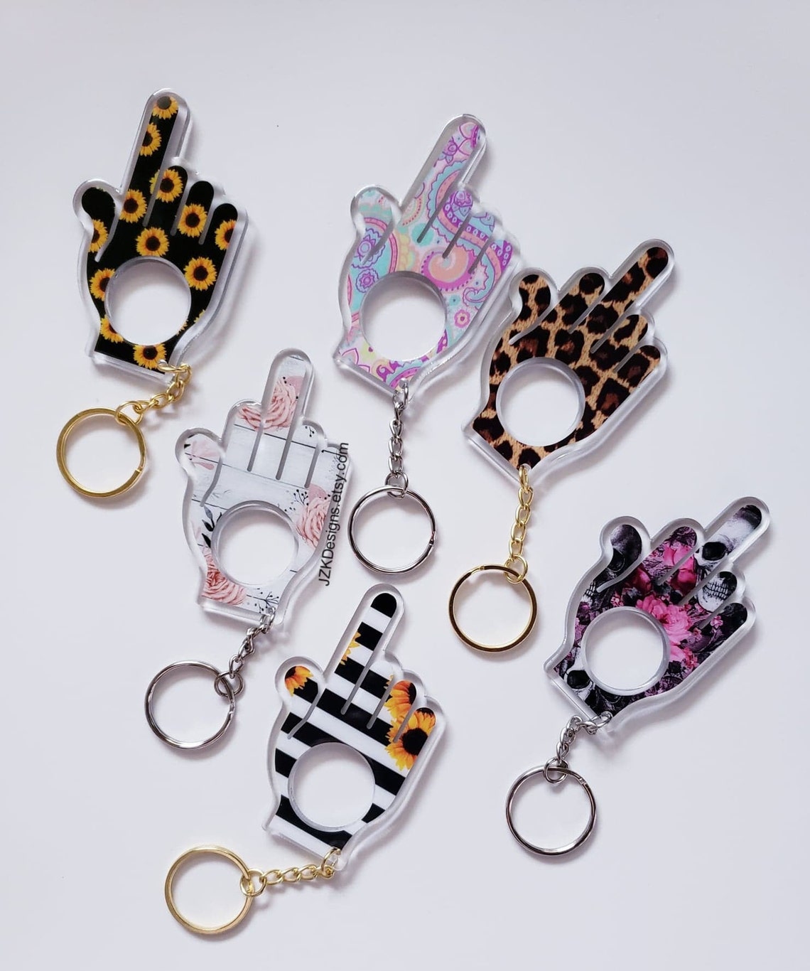 Button Pusher, Touch Less Button Pusher, Button Pusher Keychain - Etsy