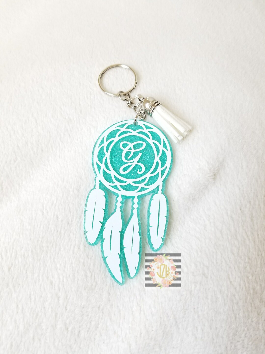 Dream Catcher Keychain, Dreamcatcher Keychain, Monogram Dreamcatcher ...