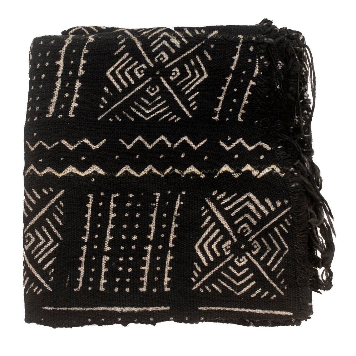 Bogolan Mud Cloth Handmade in Mali Authentic African Textile Premium ...