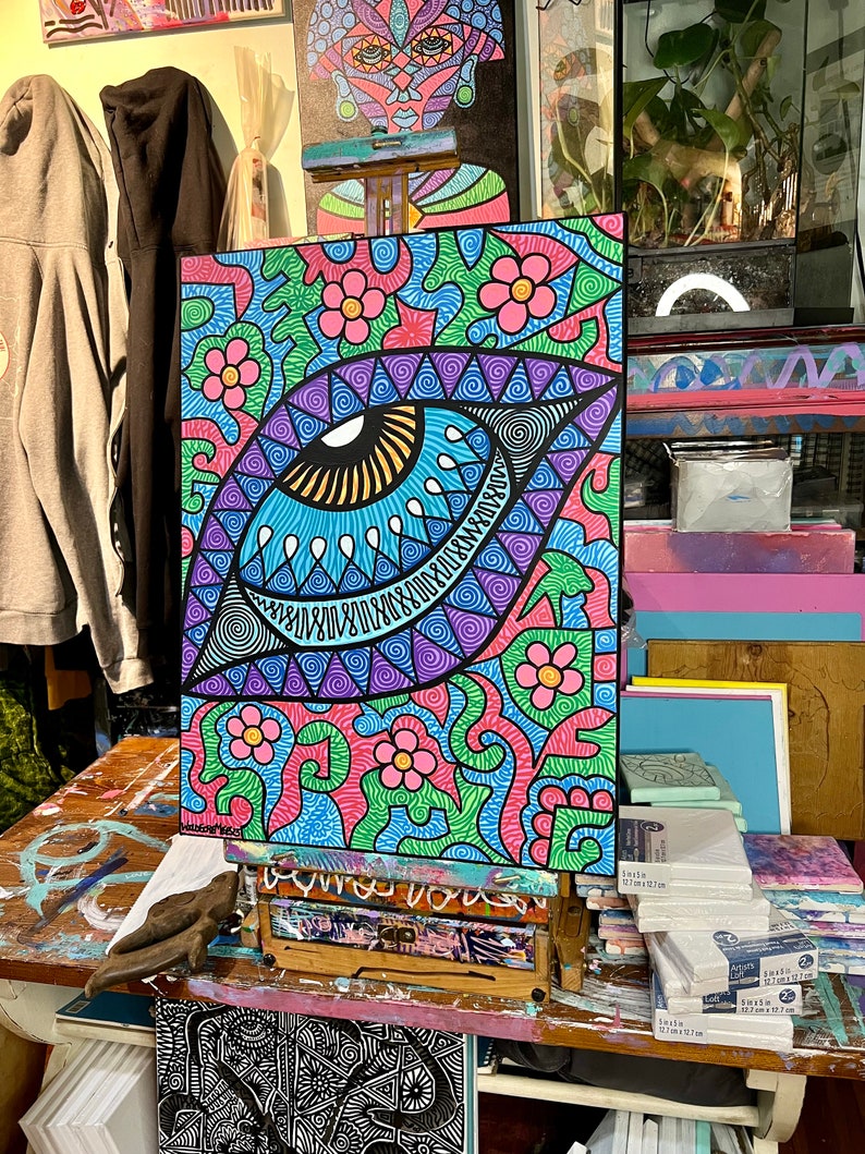 The Awakening- Acrylic Painting on 18x24in Stretched Canvas. - Etsy