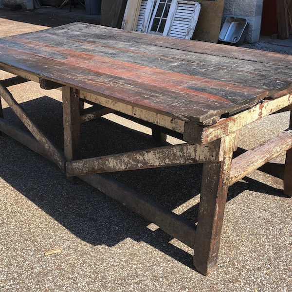 Antique Bakers Table - Etsy