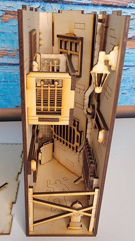 Crime Scene Book Nook Shelf Insert DIY Kit Diorama Home - Etsy