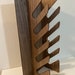 Ultimate Frisbee Disc Rack Storage Holder - Walnut Finish - Rubbed With ...