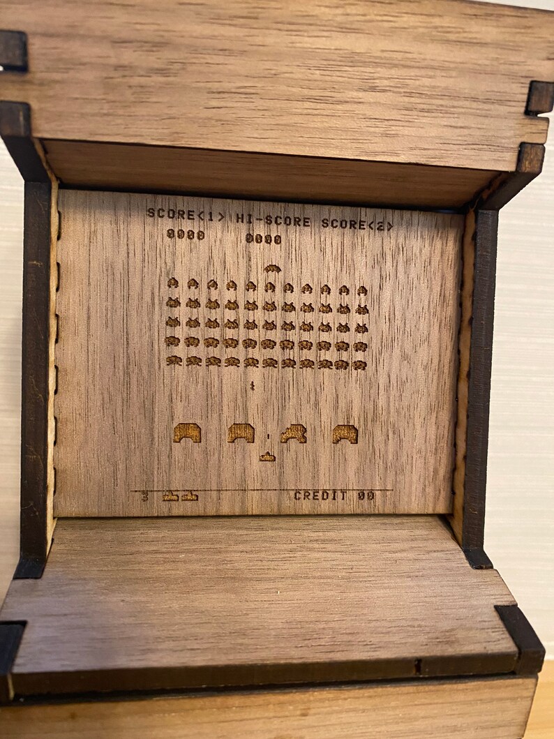 Engraved Wood Arcade Machine Personalized Gaming Bank | Etsy