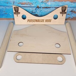 Personalized Disc Golf Rack - Display Rack - Engraved Disc Golf Gift - Etsy