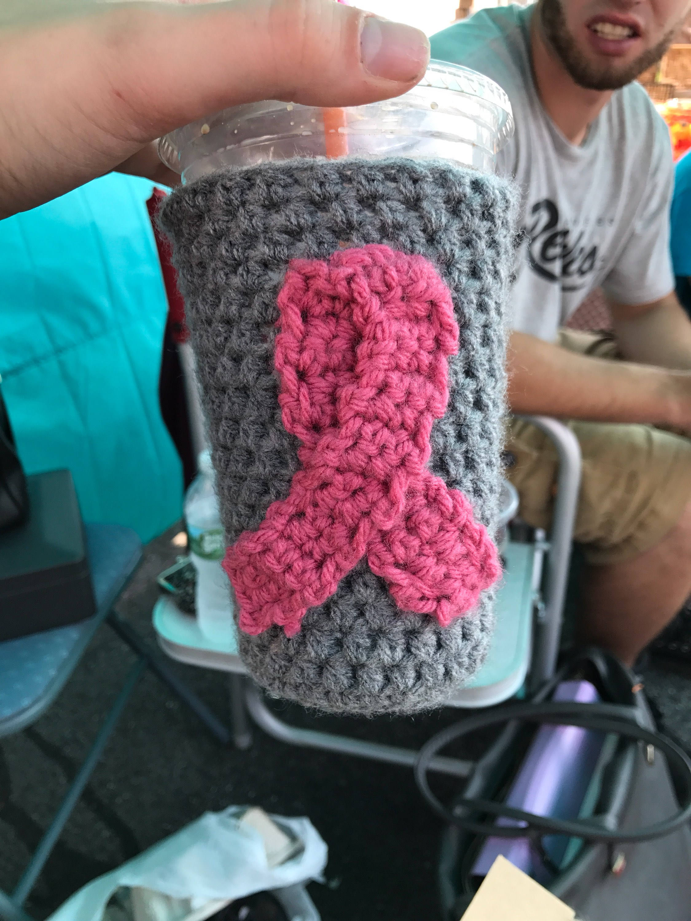 Breast Cancer Cup Cozy - Etsy