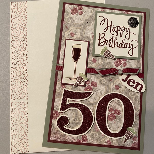 Grapes Birthday Card - Etsy