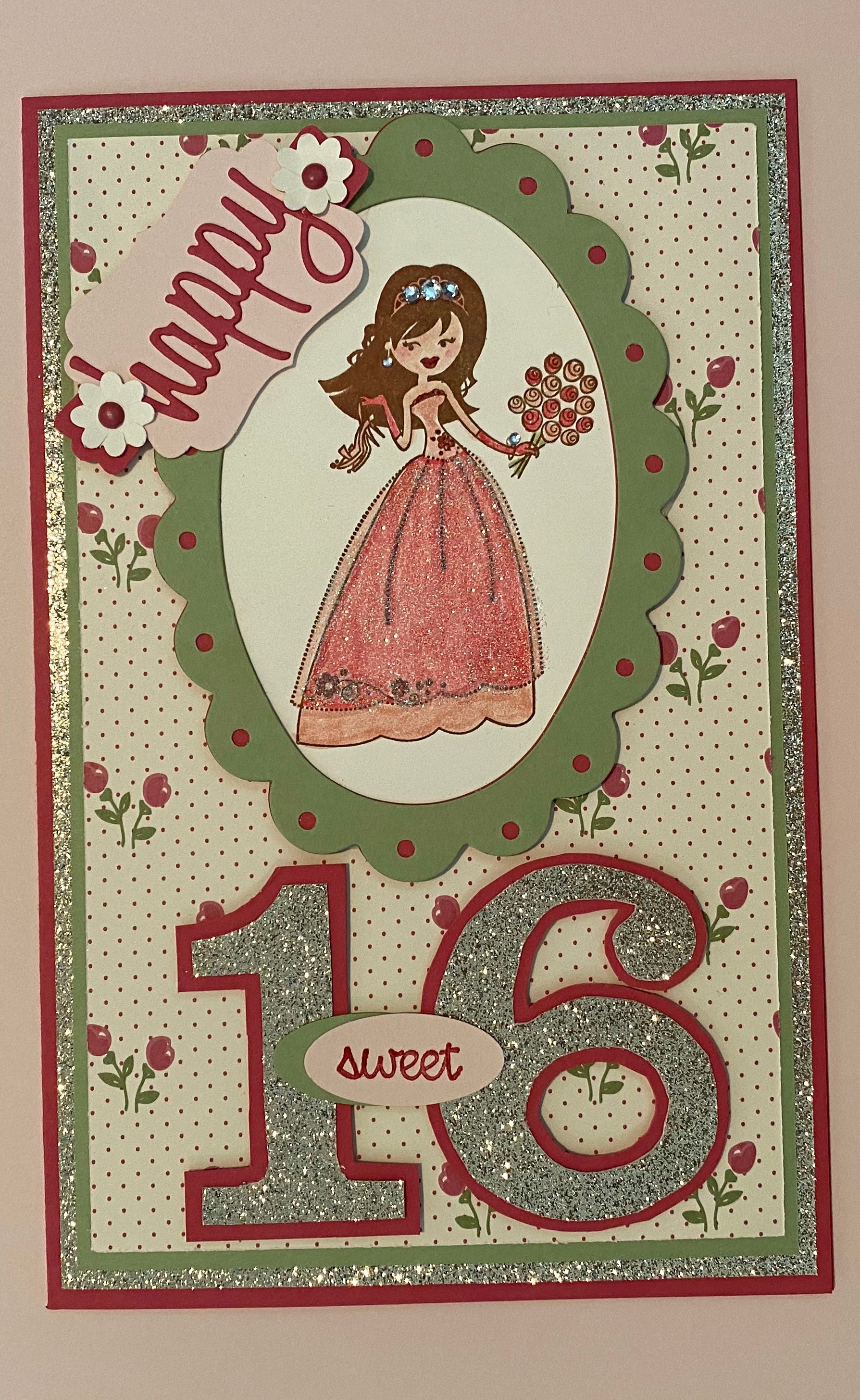 16th Birthday Card Sweet 16 Card Customize Any Occasion - Etsy