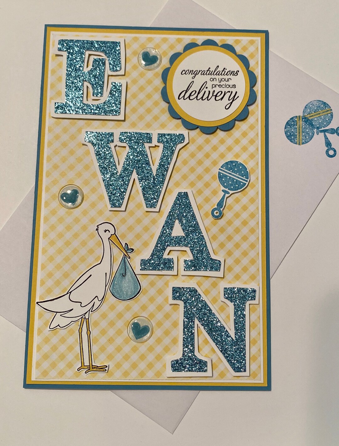 New Baby Card for Boy Baby Boy Card Customized - Etsy