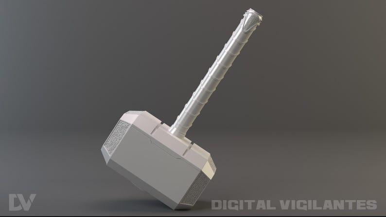 Mjolnir 3D Model - Digital File - Etsy