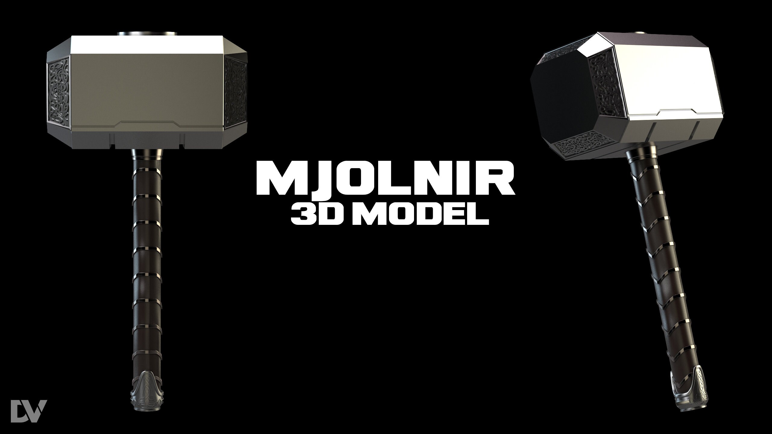 Mjolnir 3D Model Digital File - Etsy