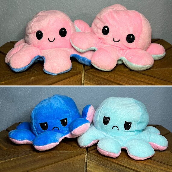 Octopus Stuffed Animal Pink