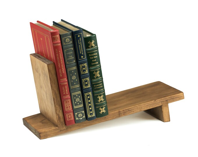 Book Rack/stand - Red Brown Finish - Handmade in USA by Burnham ...
