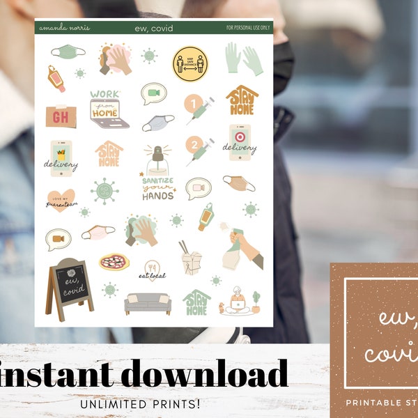 2020 Stickers - Etsy