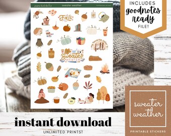 Sweater Weather Printable - Etsy