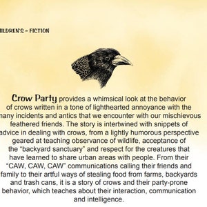 Crow Party Children's Book by London J. Maddison, Illustrated by Nick ...
