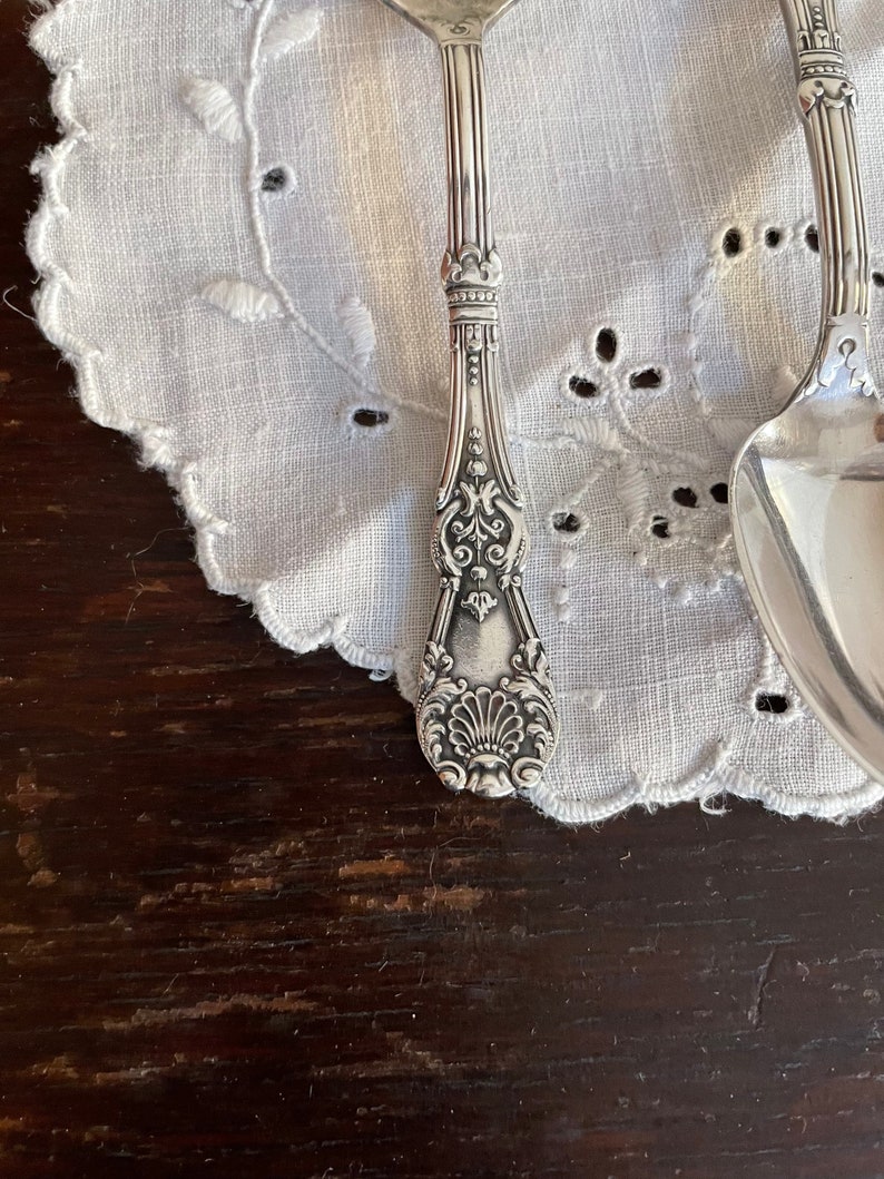 Antique William Rogers 1890 Tuxedo Pattern Silverplate Demi - Etsy