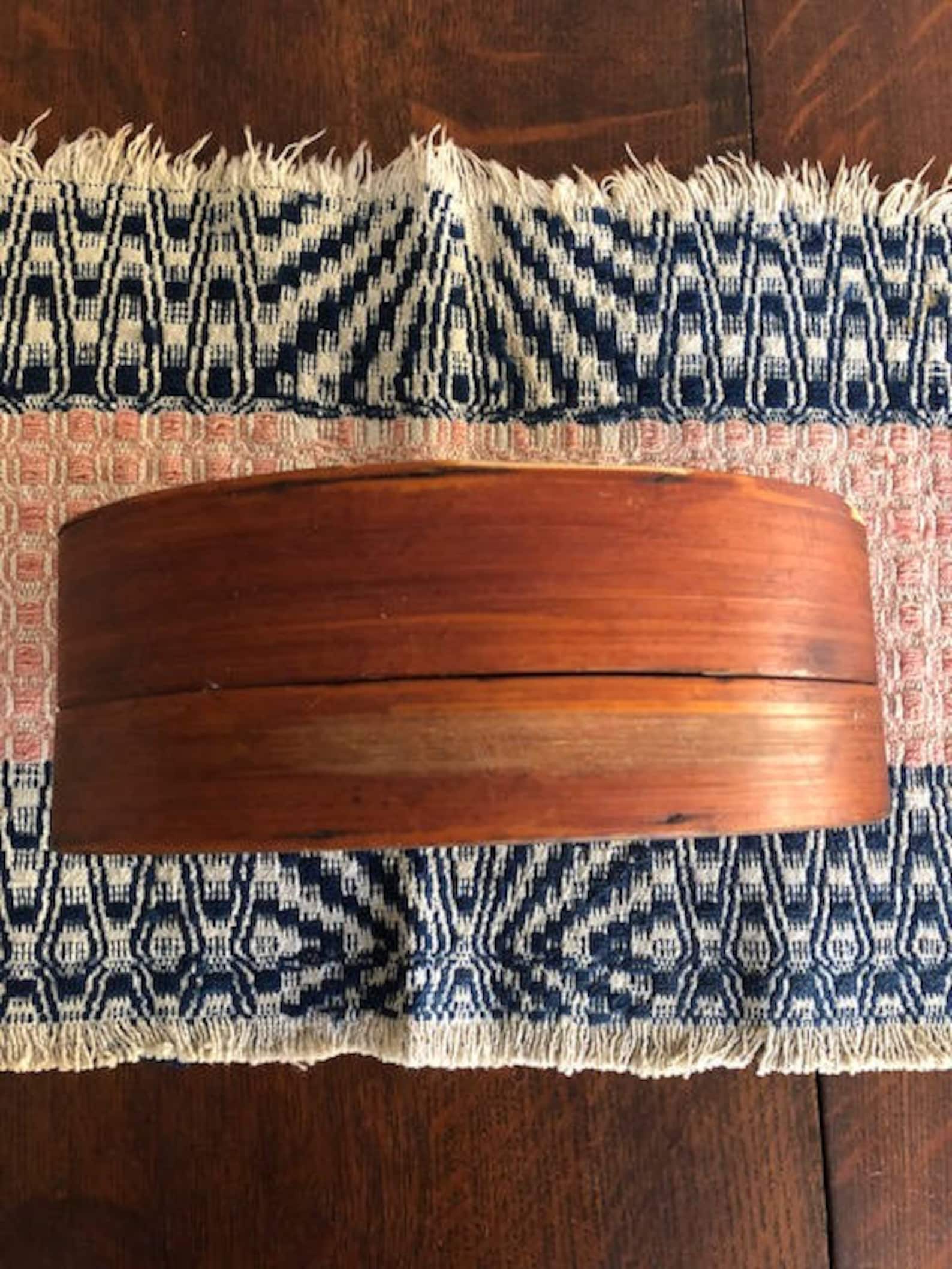 Antique Primitive Wood Butter Box Oval With Laced Fingers - Etsy