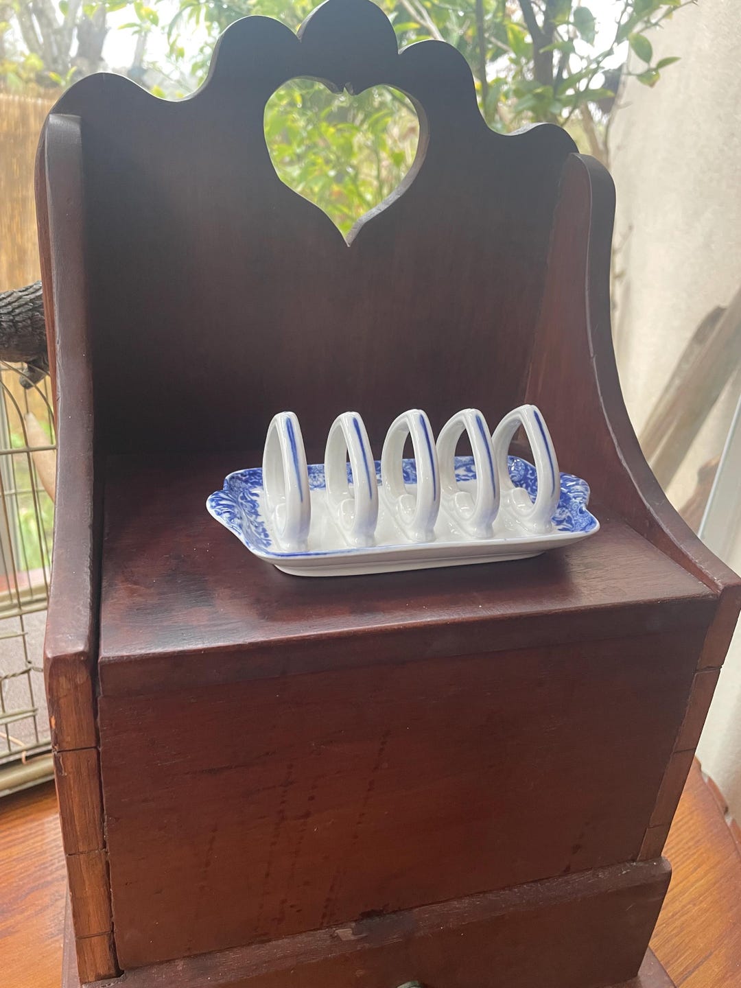 Vintage Spode's Blue Italian, Copeland Toast Rack Made in England - Etsy