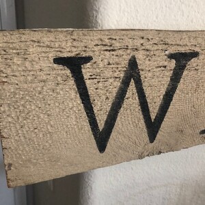 Hand Stenciled Welcome Sign, Made From Reclaimed Barn Wood From the ...