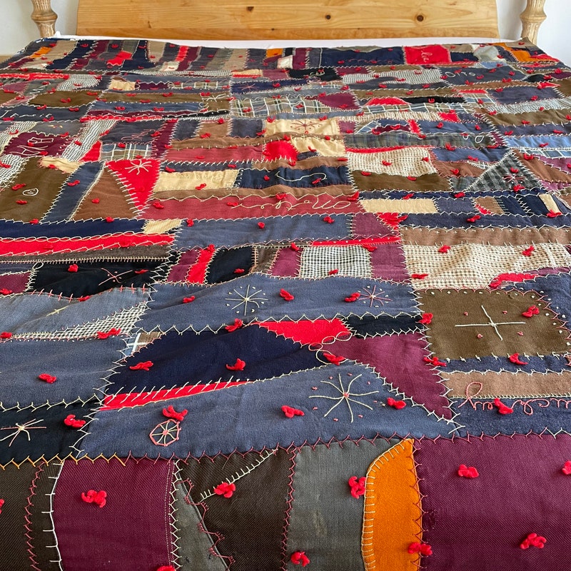 Antique Wool Quilt - Etsy