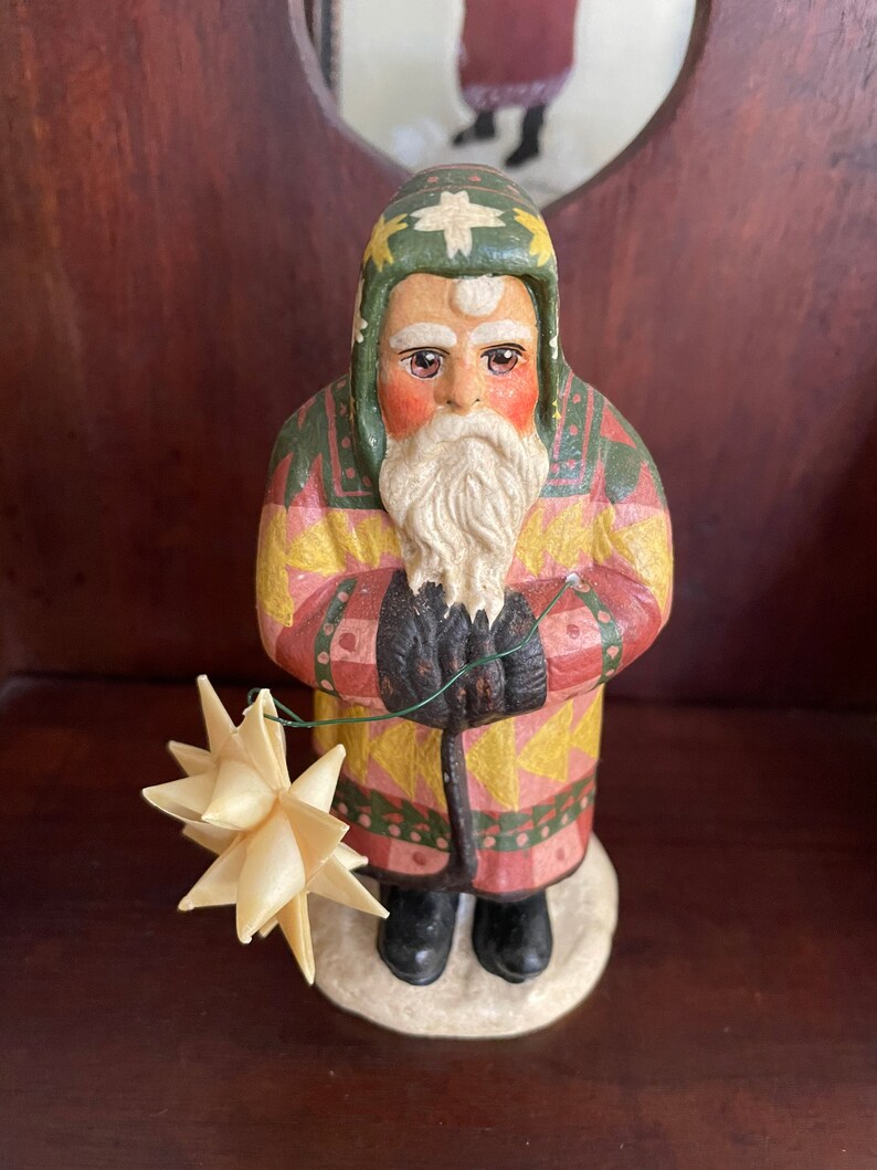 VAILLANCOURT Folk Art Chalkware. 1998 Ninth Annual Starlight - Etsy