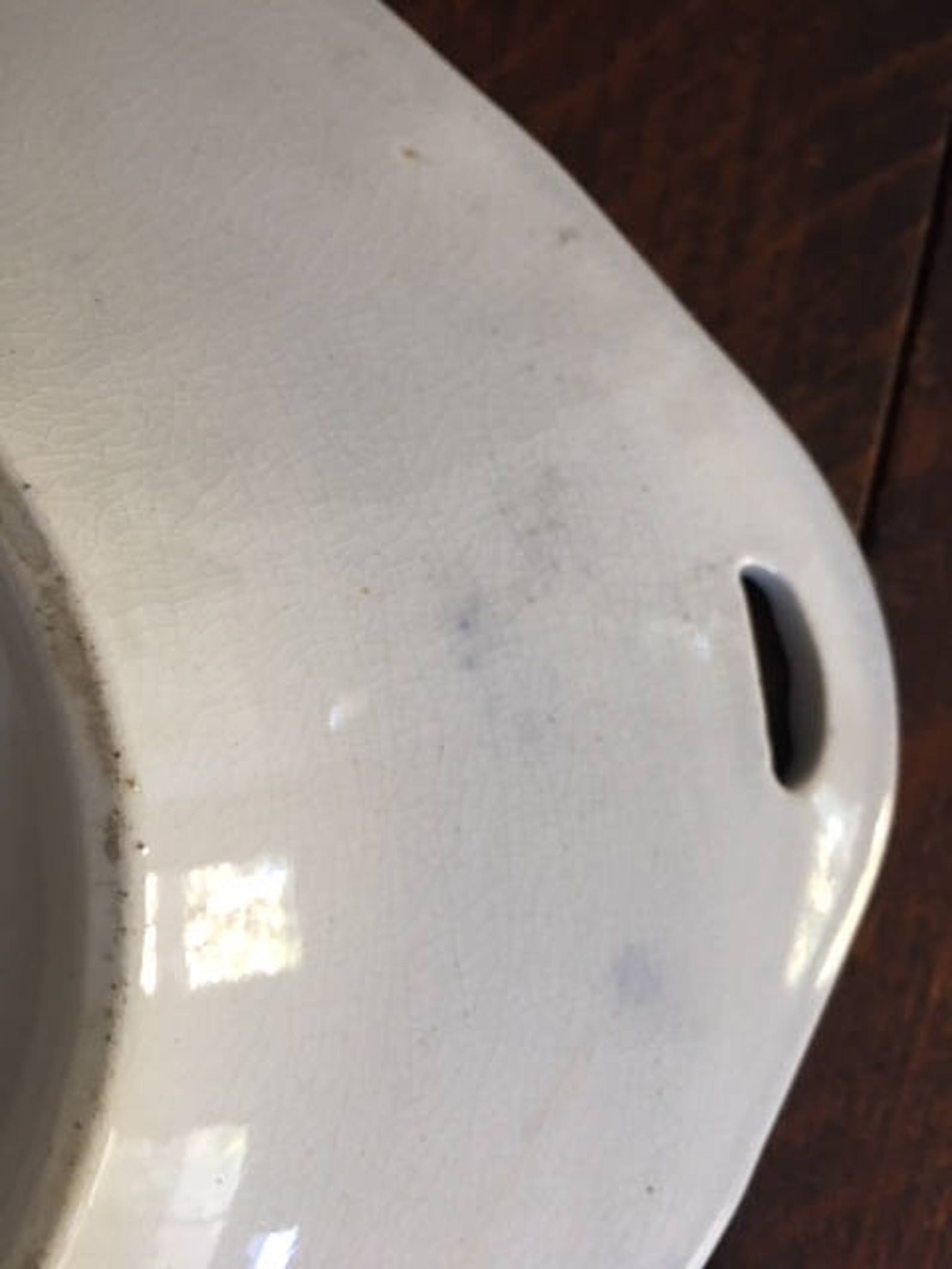 Antique Clews Flow Blue Serving Plate With Handles - Etsy