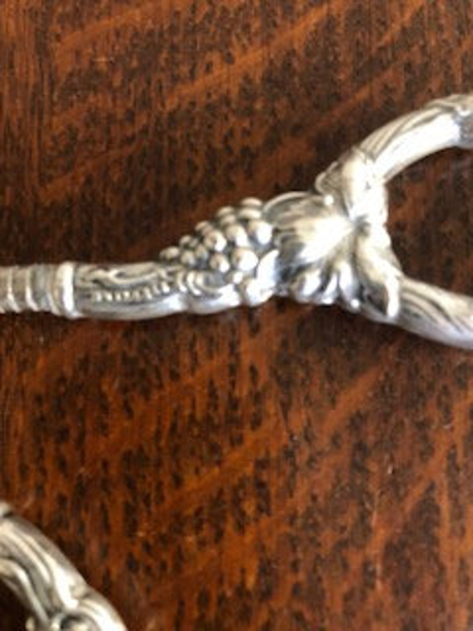 Antique Sterling Silver Grapevine Scissors, Grape Shears, Circa 1900's ...