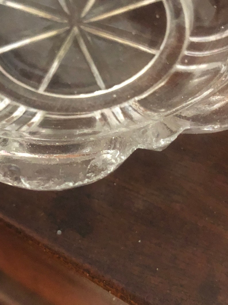 Antique EAPG Glass Dishes, Antique Depression Glass Cup Plates - Etsy