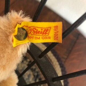 Classic 7" Jointed Steiff Bear, Tag 0201/18 Made in Western-germany ...
