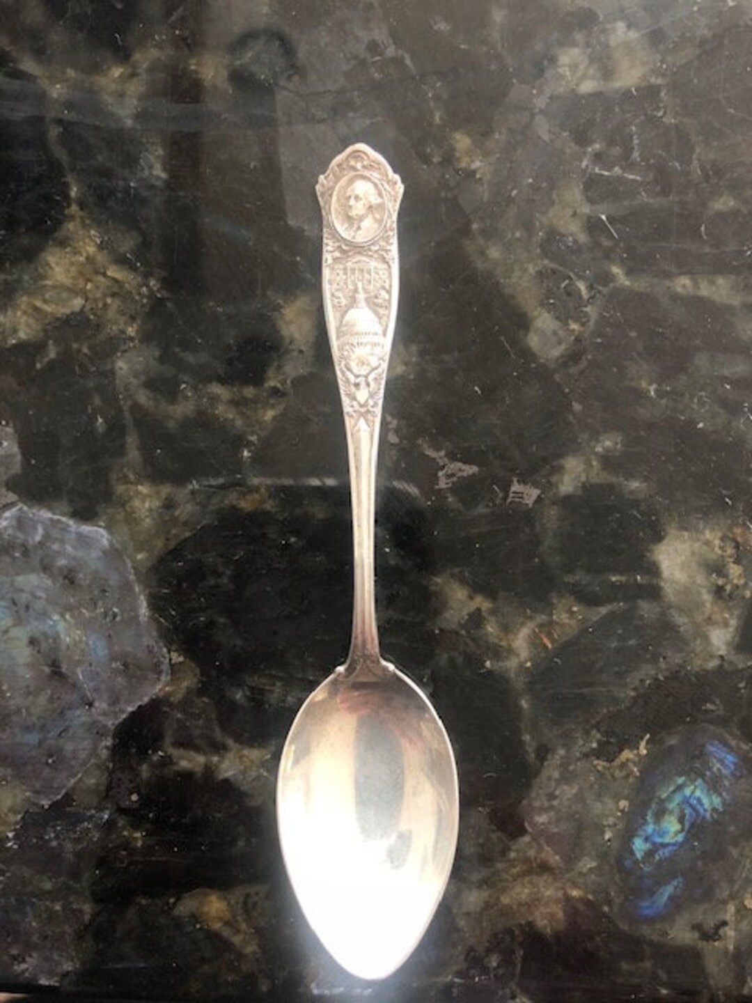 Vintage Sterling Silver George Washington, Capitol, Mount Vernon, Eagle ...