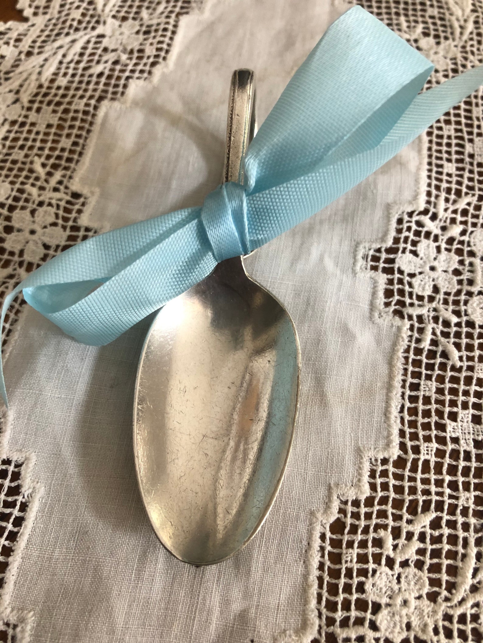 Antique Silver Baby Spoon Marked 1847 Rogers Bros with I S | Etsy
