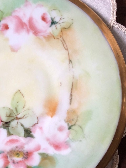 Antique Hand Painted Bavaria Tea Trivet, German Tea Trivet - Etsy