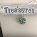 Treasures of the Sea Hand-stenciled Sign With Glass Float, Made From ...