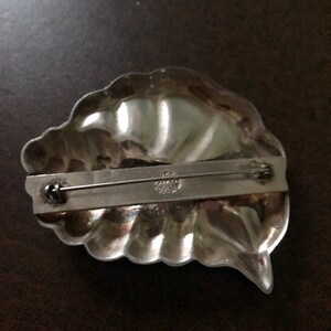 Vintage Sterling Silver Shell Brooch Marked TM-189, Mexico 925 - Etsy
