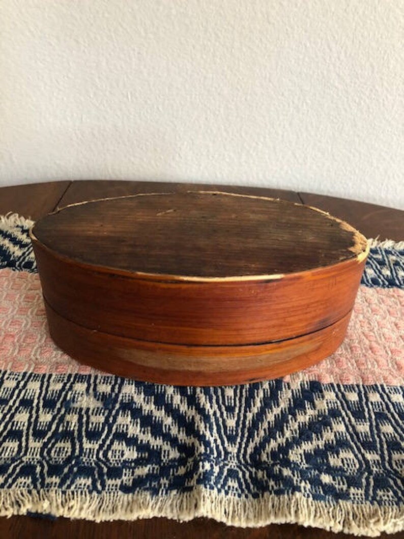 Antique Primitive Wood Butter Box Oval With Laced Fingers - Etsy