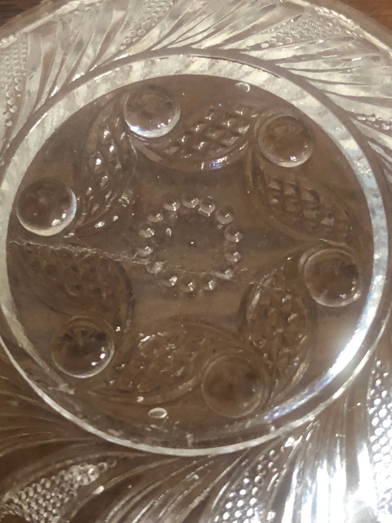 Antique Sandwich Glass Dish 3 Flint Glass Sauce Dish - Etsy