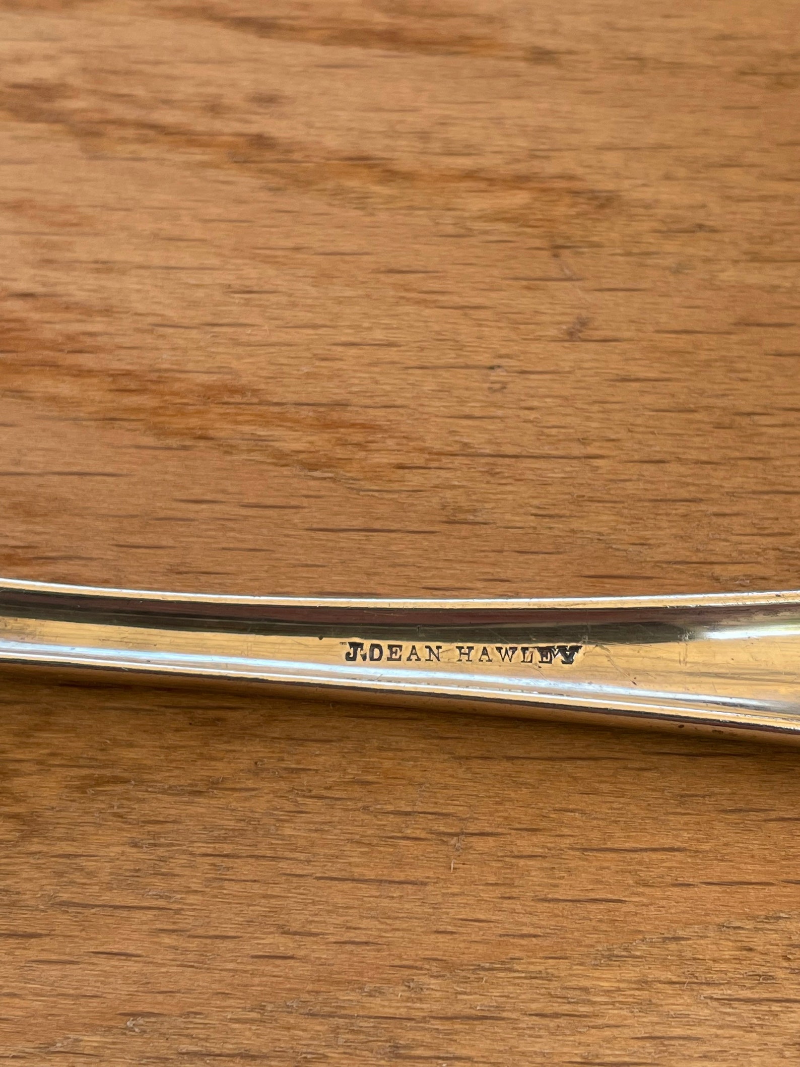 Antique Sterling Silver Tablespoon/serving Spoon Marked H & S Sterling ...