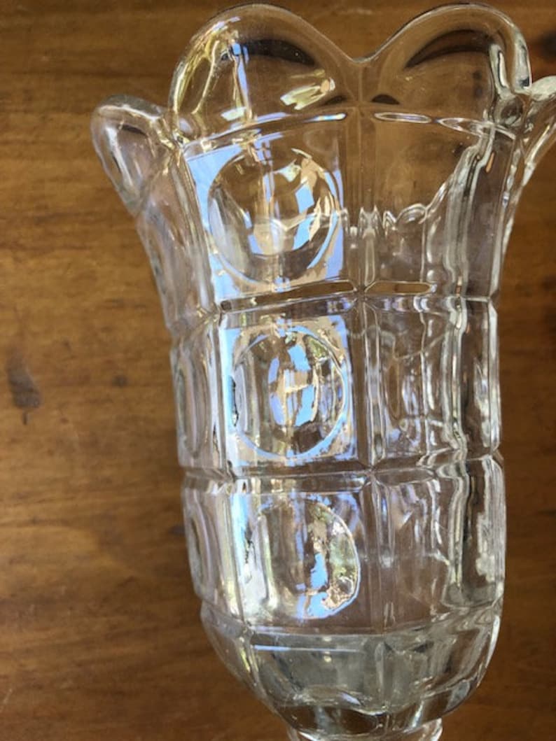 Antique Flint Glass Celery Vase | Etsy
