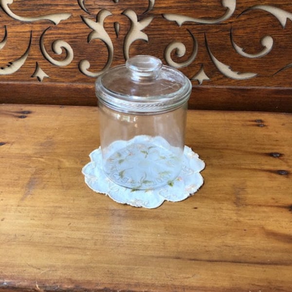 Antique Glass Candy Container - Etsy