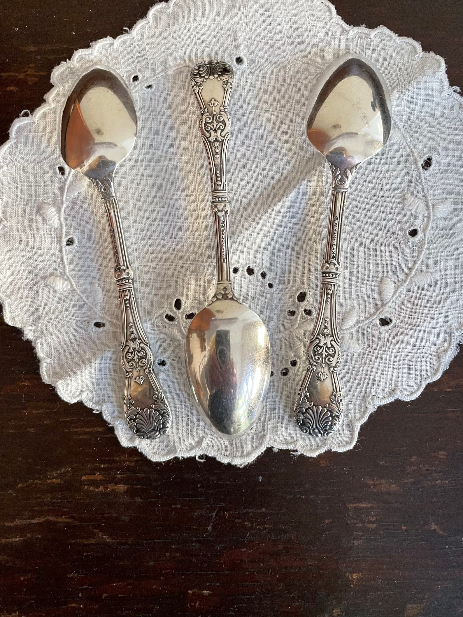 Antique William Rogers 1890 Tuxedo Pattern Silverplate Demi - Etsy