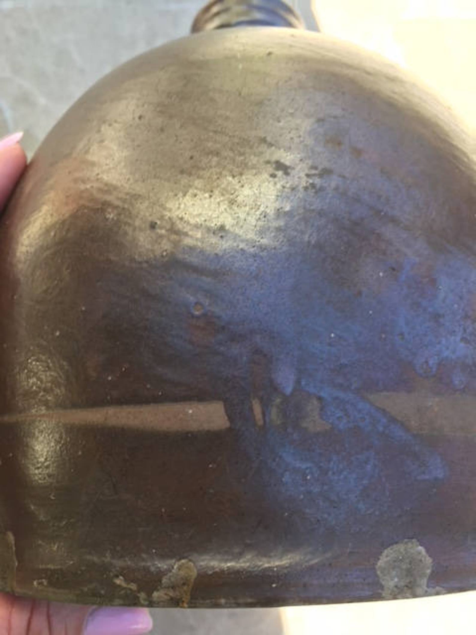 Very Rare Antique Salt Glazed Jug, Hannah Pottery, Oregon Turn of the ...