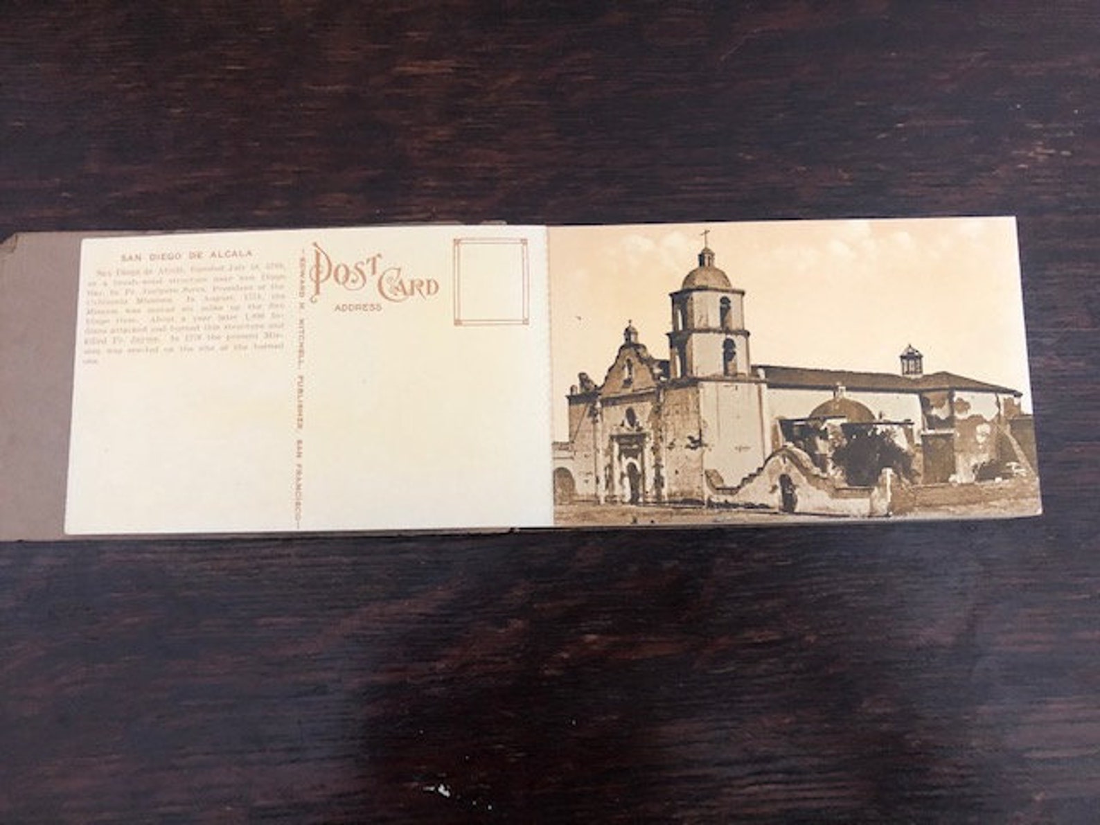 Antique Missions of California Postcard Book, Edward H. Mitchell ...