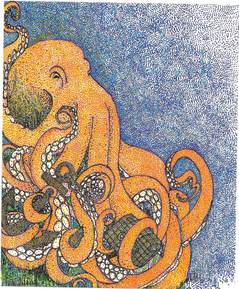 Mak the Kraken: Children's Ocean Adventure Book - Etsy