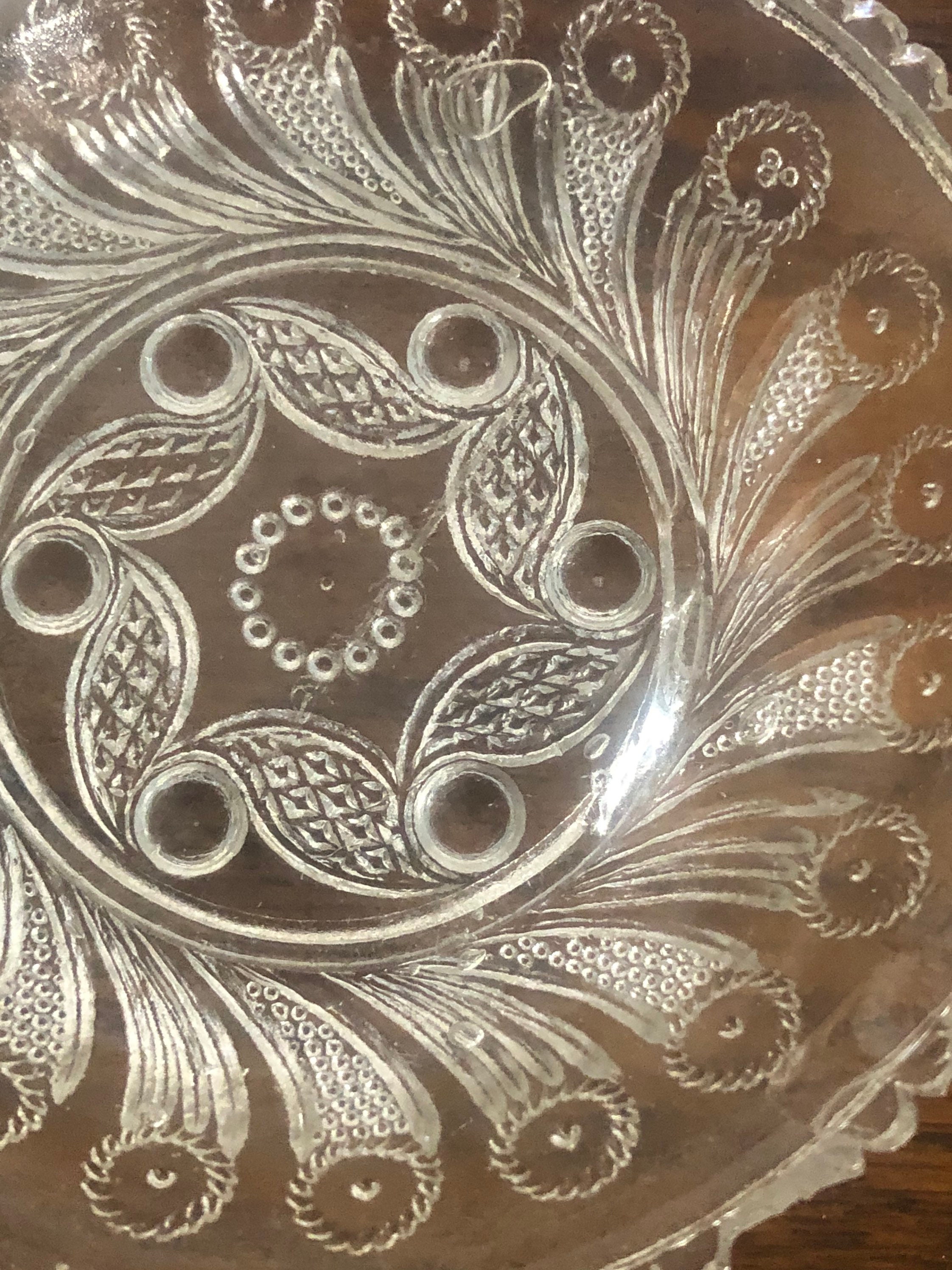 Antique Sandwich Glass Dish 3 Flint Glass Sauce Dish - Etsy