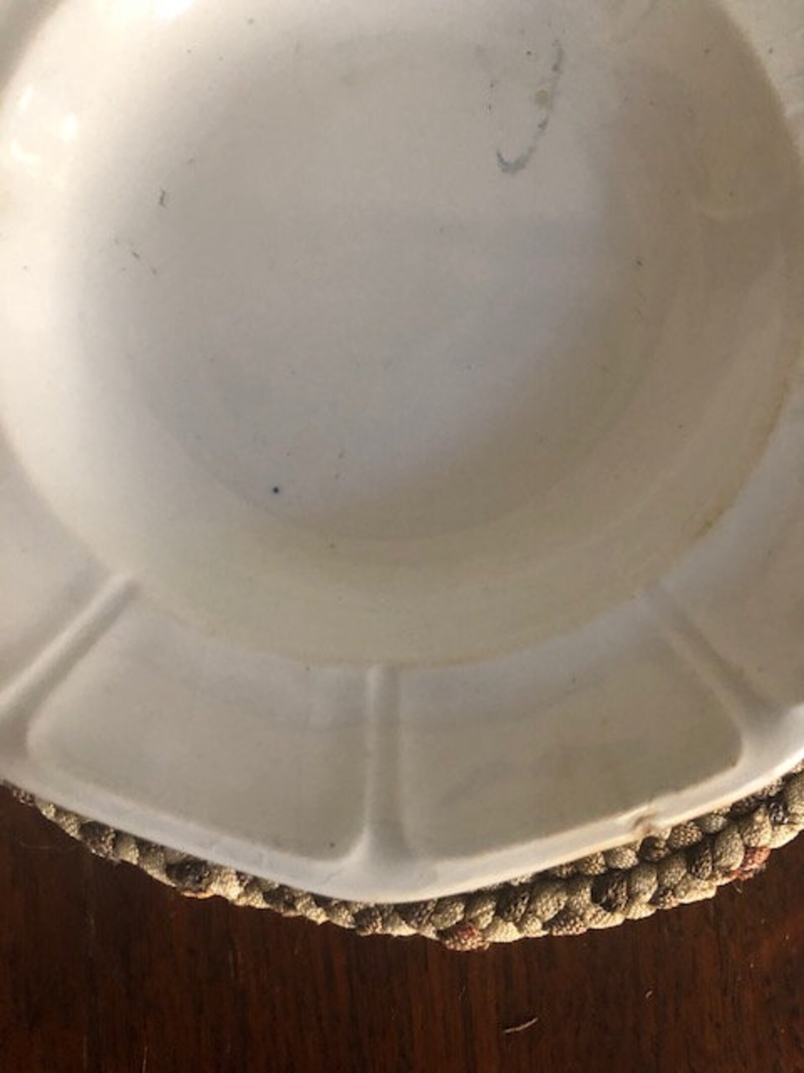 Antique White Ironstone Dish 5.25 Inches Virginia Shape - Etsy