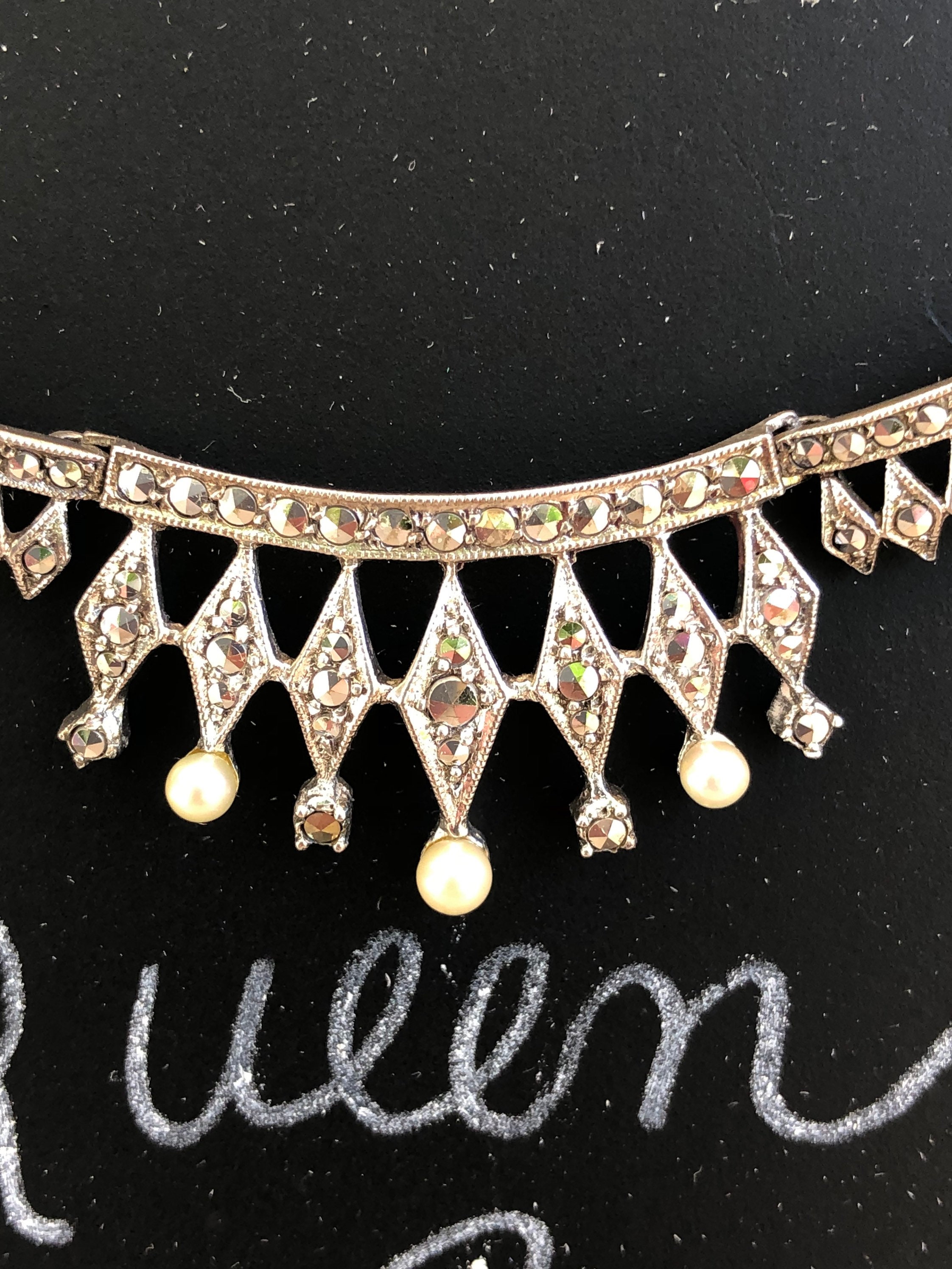 Vintage Marcasite-style 16